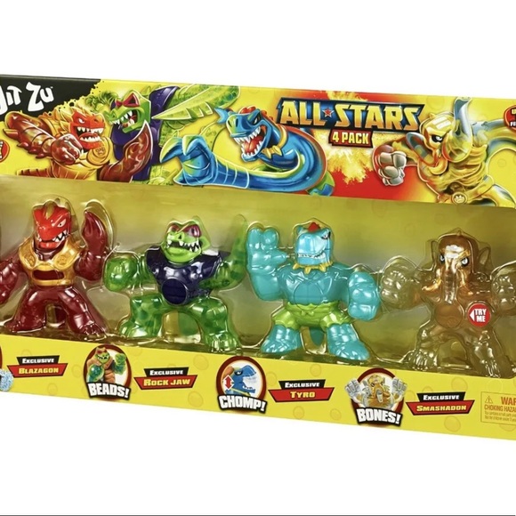 Toys | Moose Enterprise Heroes Of Goo Jit Zu Action Figure Pack Of 4 ...